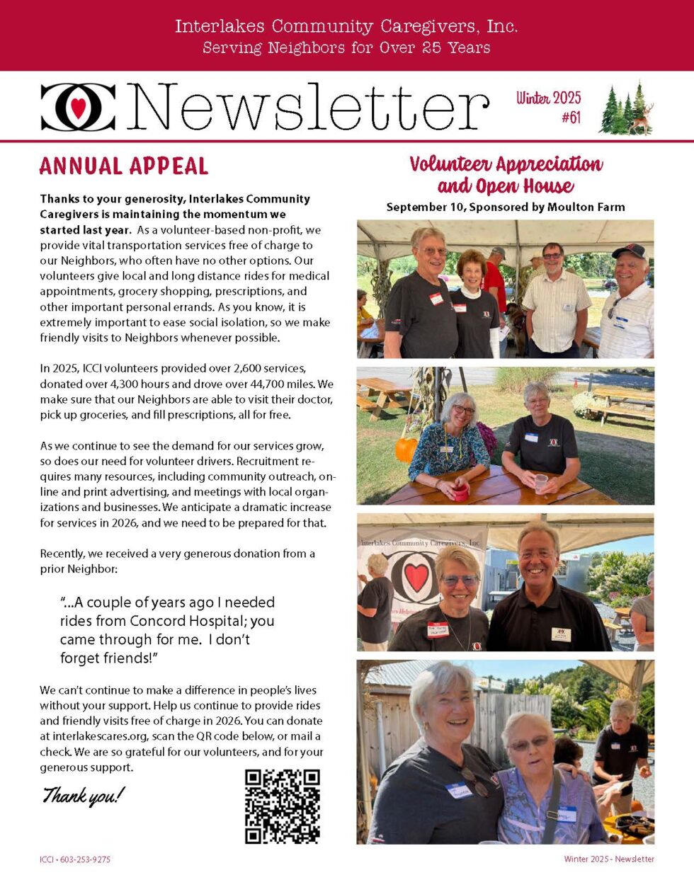 2025 Fall Winter Newsletter | Interlakes Community Caregivers